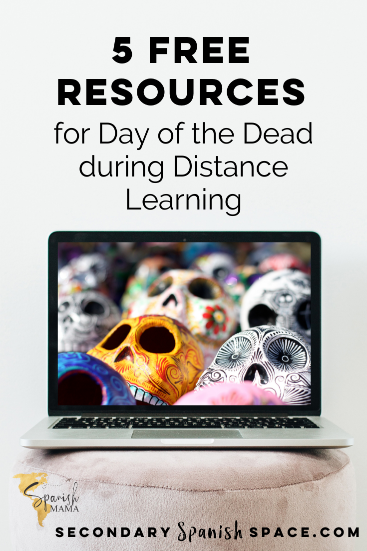 Distance Resources for Day of the Dead in Spanish Class