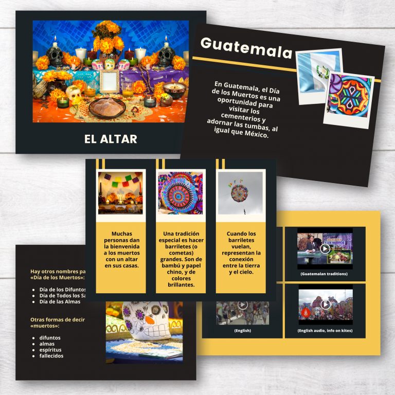 Distance Resources for Day of the Dead in Spanish Class