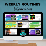 Classroom Routines for Spanish class - Secondary Spanish Space