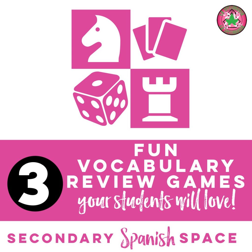 12 Spanish Review Activities for May - Secondary Spanish Space